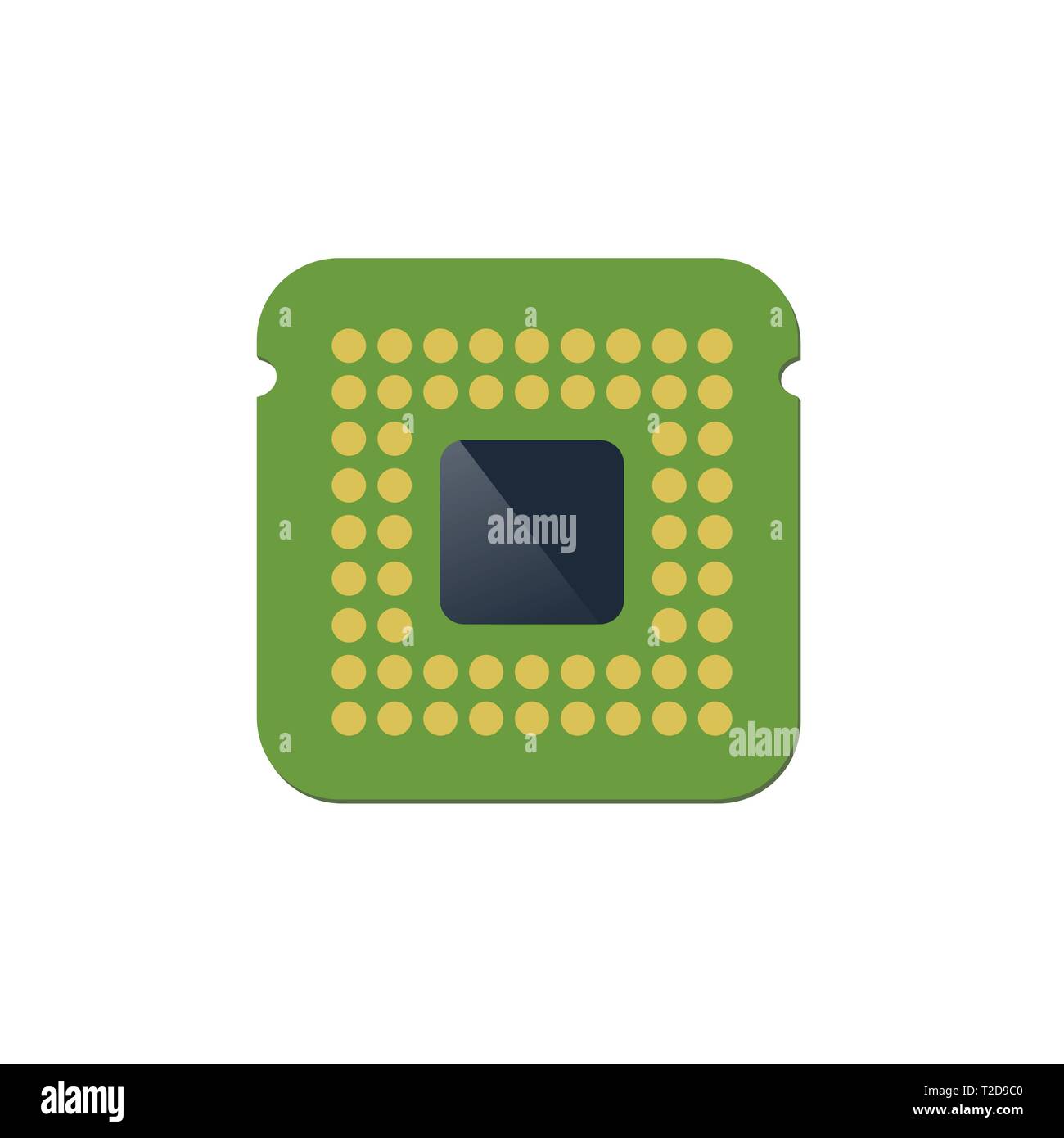 Microchip chip circuit component of computer system technology for microprocessor memory ...