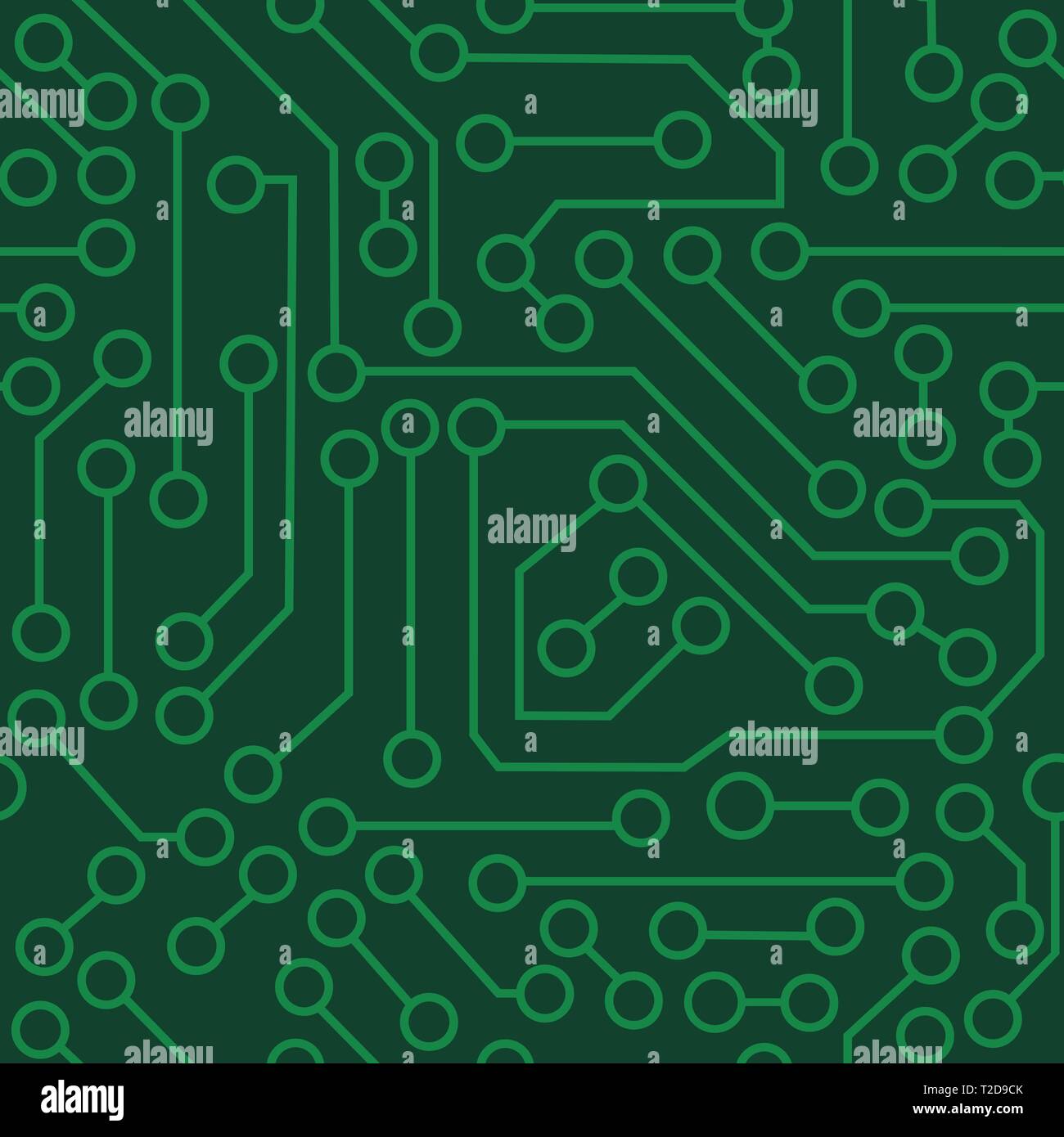 Seamless pattern of electronic circuit technology concept for ...