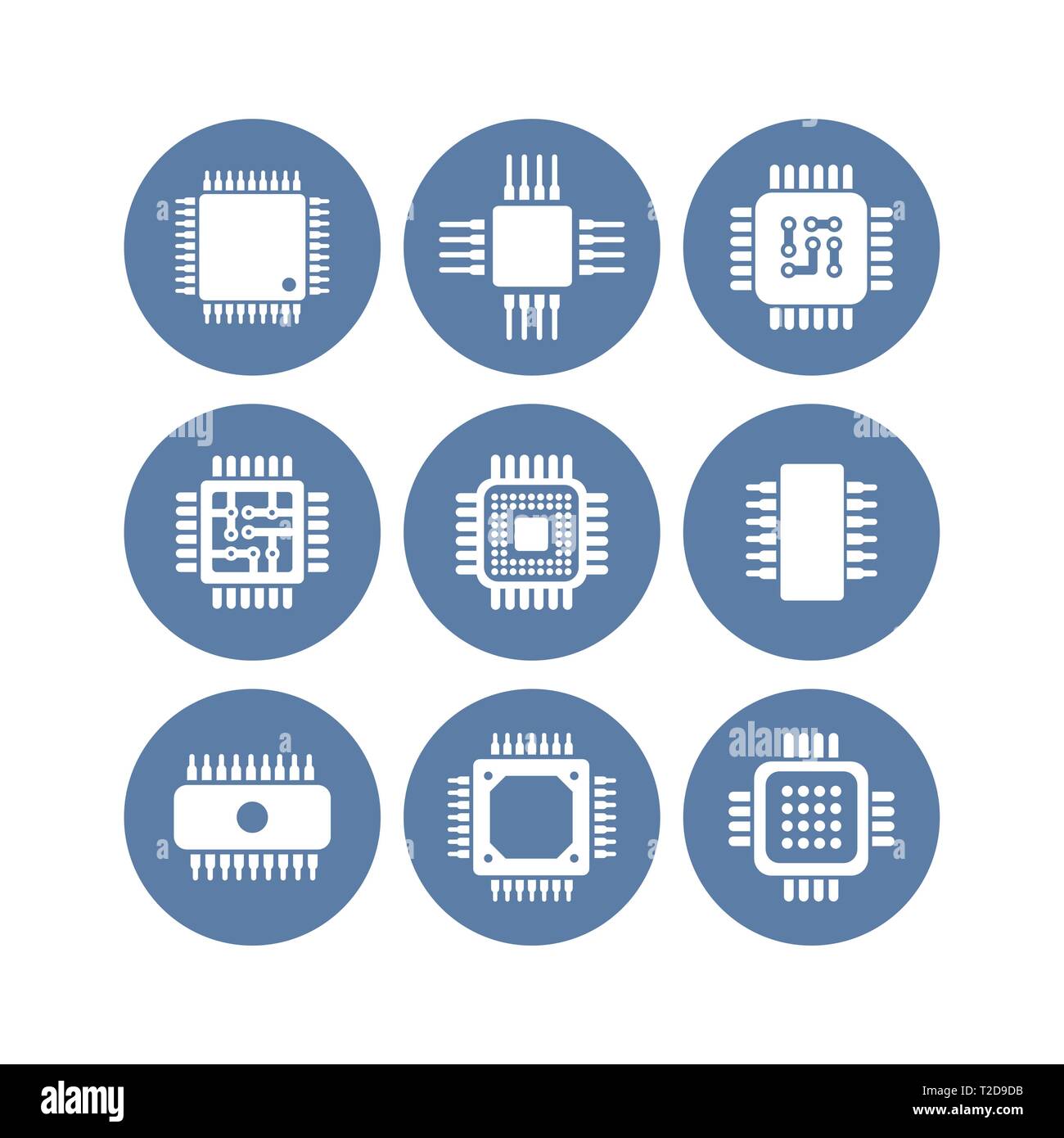 Microelectronic device Stock Vector Images - Alamy