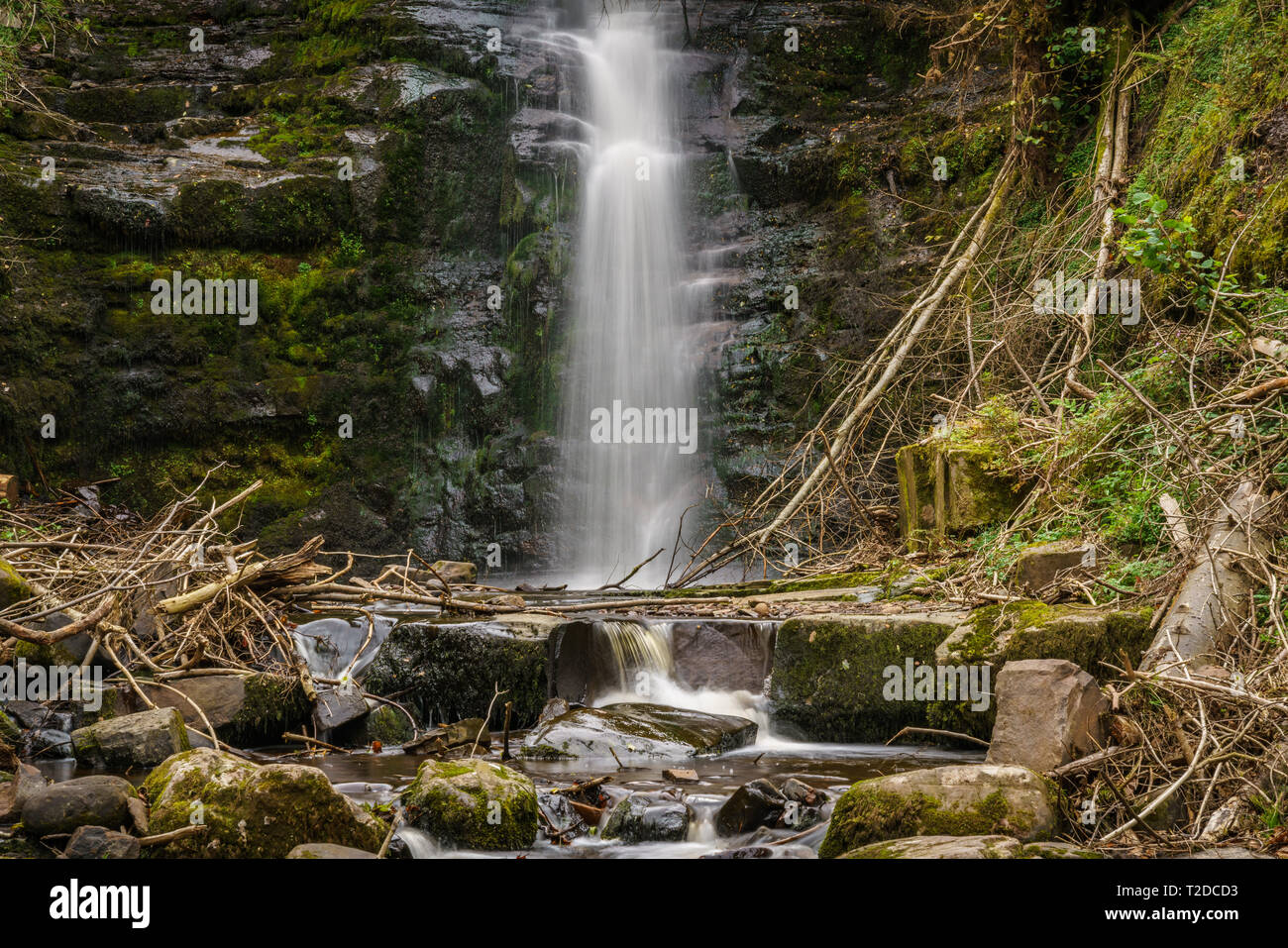 Blaen y glyn waterfall landscape hi-res stock photography and images ...