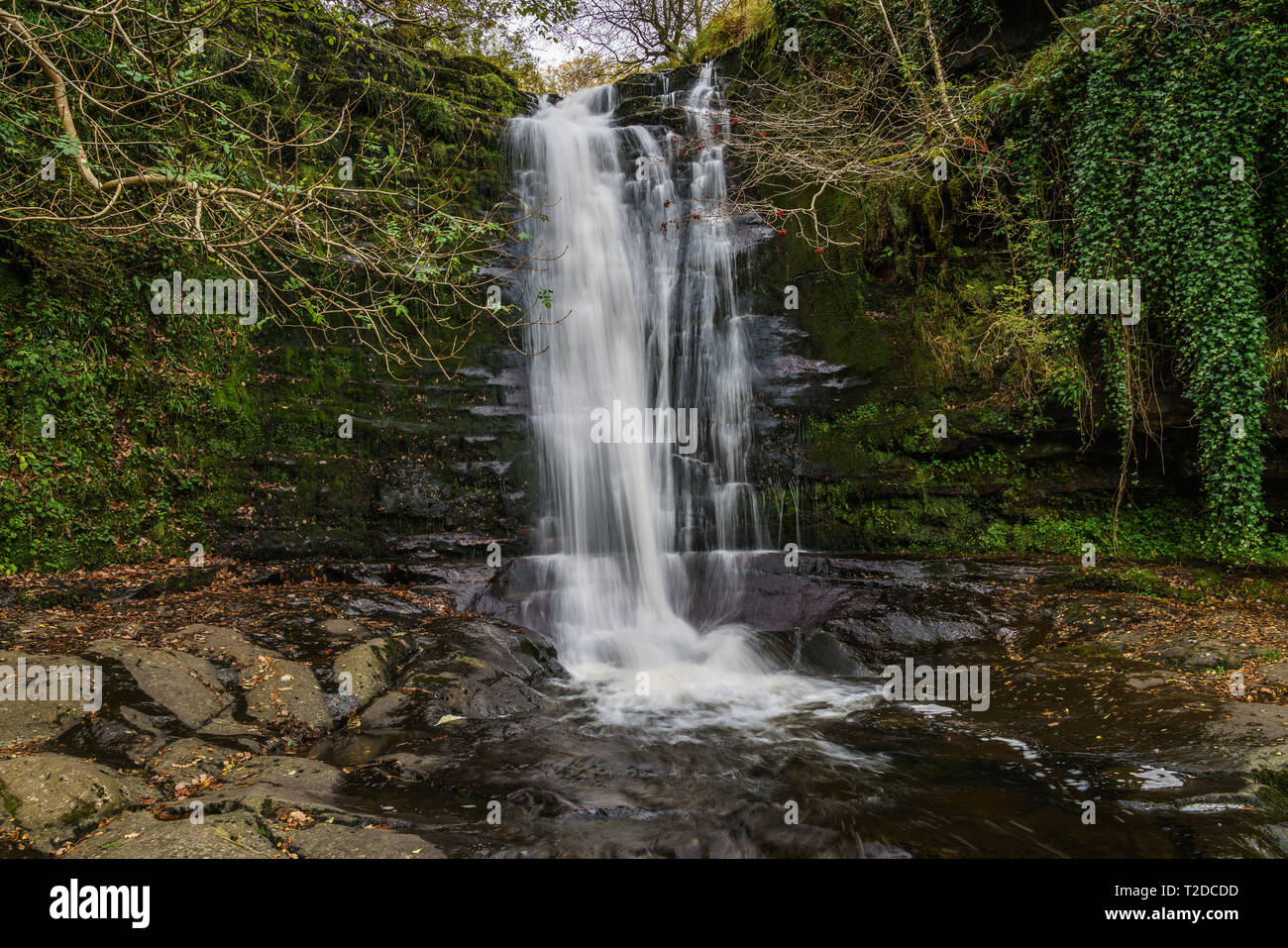 Blaen y glyn waterfall landscape hi-res stock photography and images ...