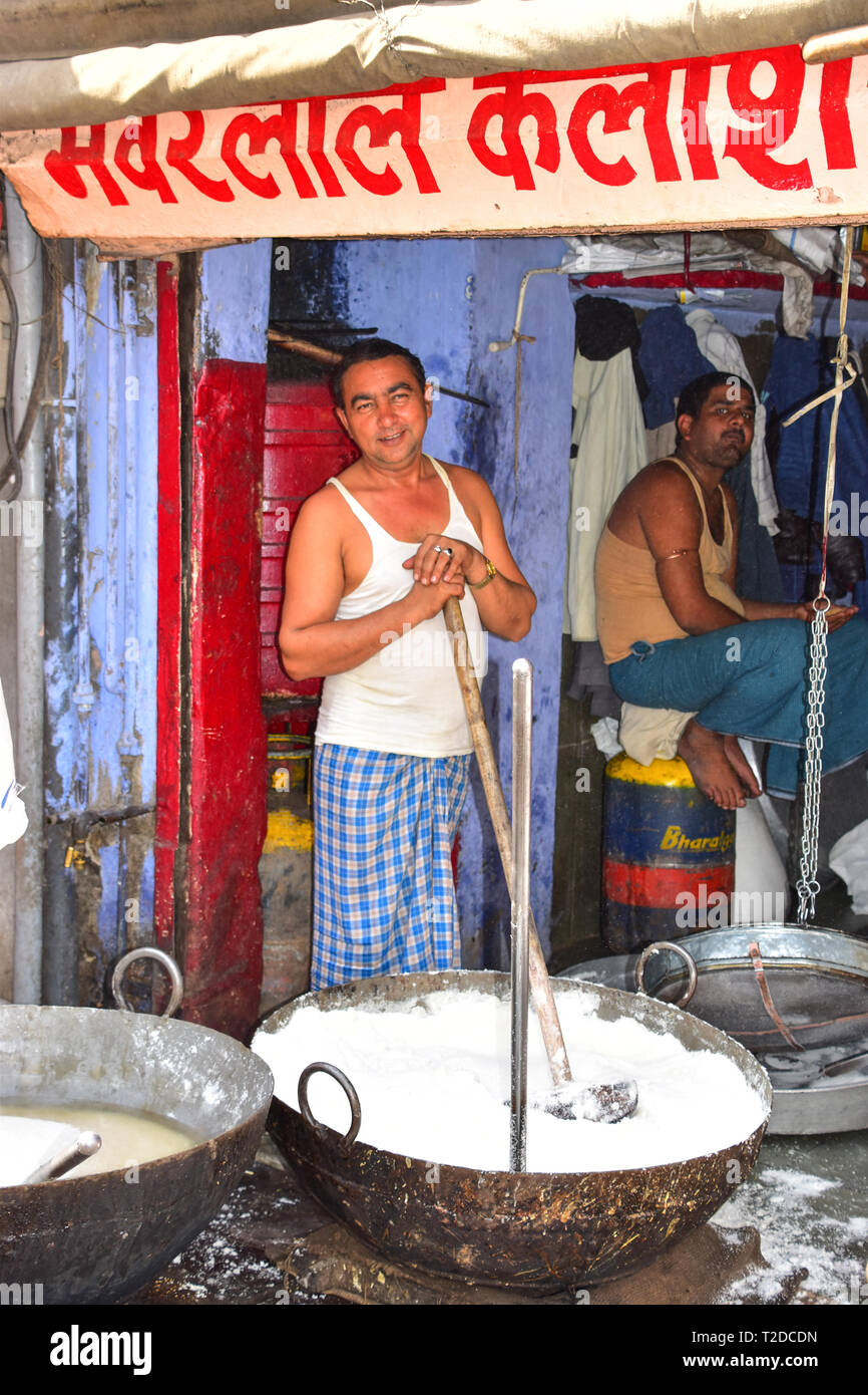 Indian sweet making hi-res stock photography and images - Alamy