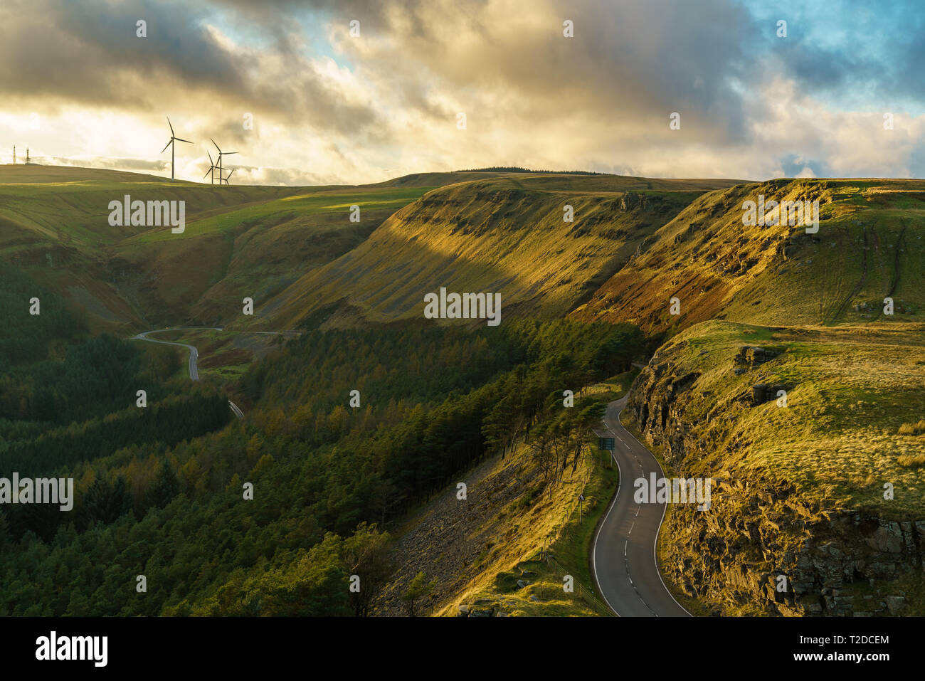 Rhondda cynon taf mountain hi-res stock photography and images - Alamy