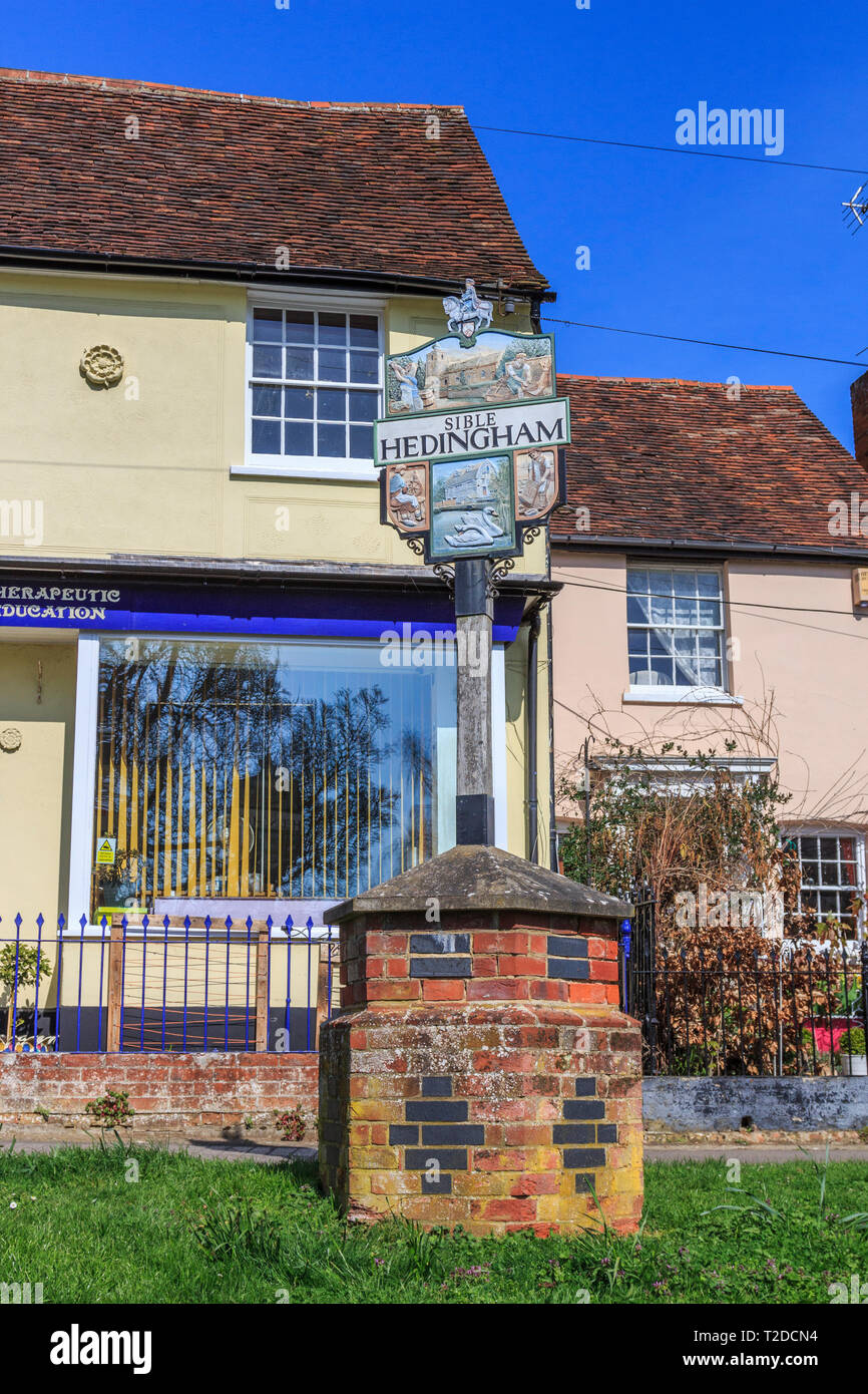 Sible Hedingham, Village Centre, essex, England, UK, GB Stock Photo - Alamy