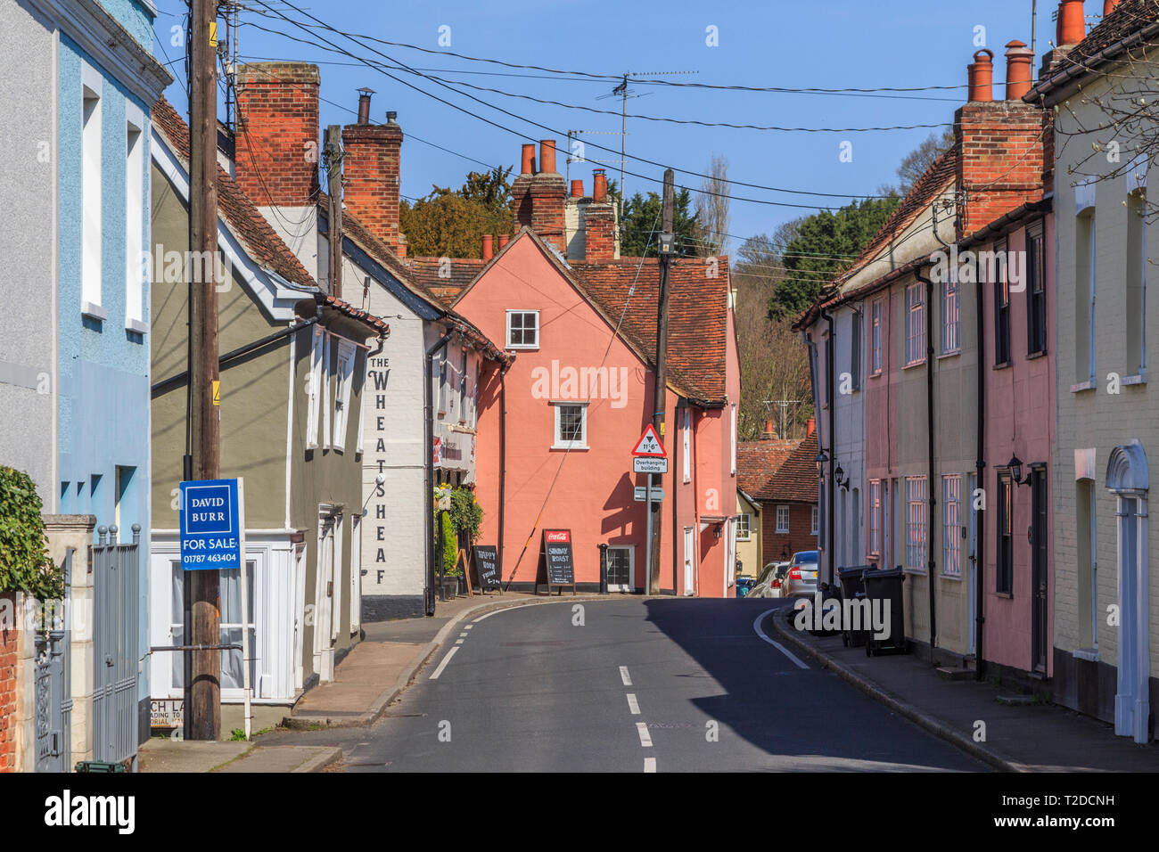 Village of castle hedingham hi-res stock photography and images - Alamy