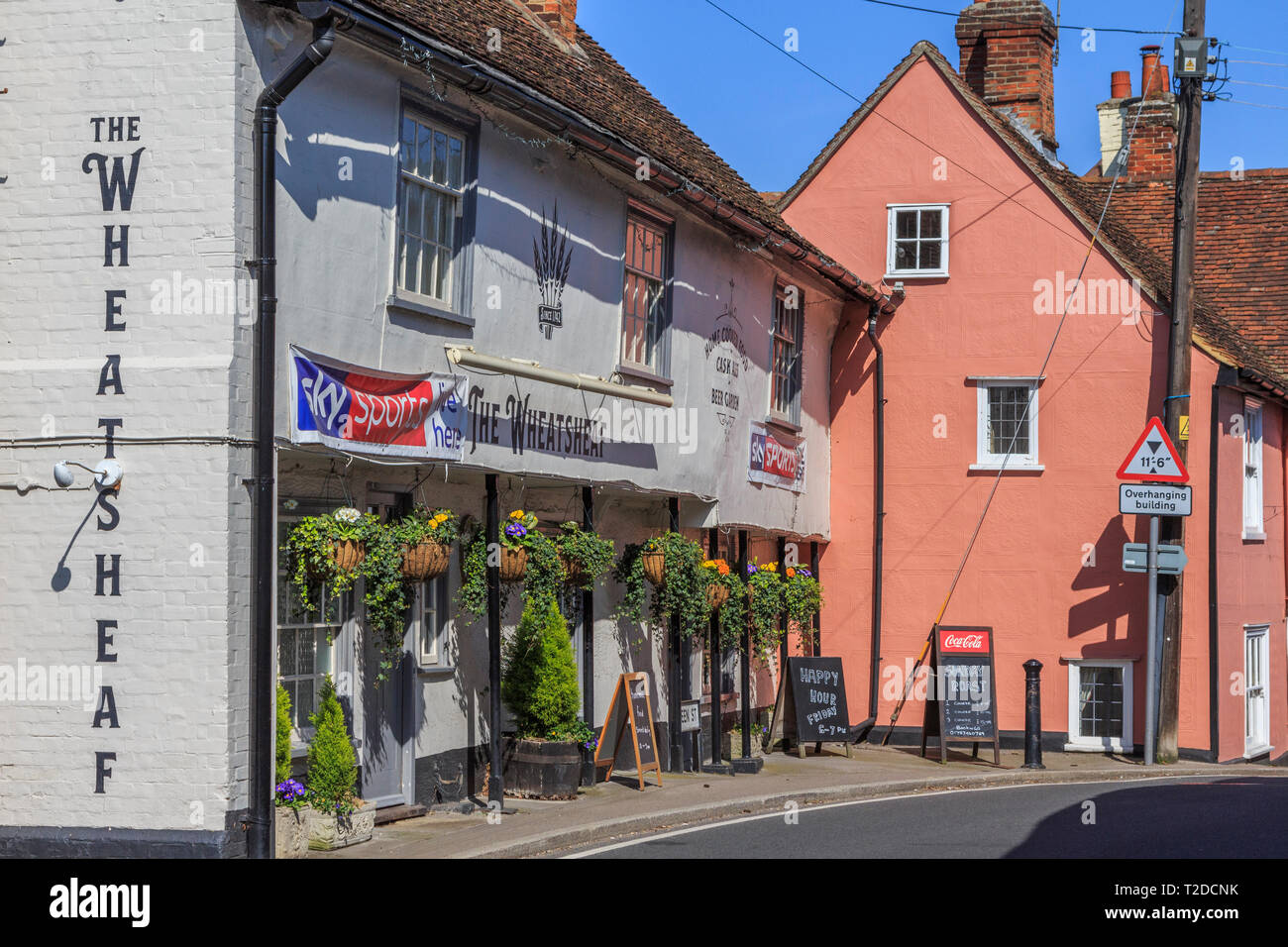 Castle Hedingham, Village Centre, essex, England, UK, GB Stock Photo ...