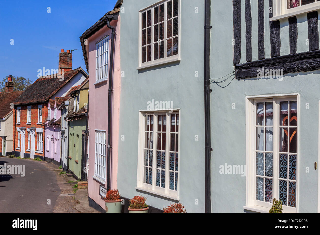 Castle Hedingham, Village Centre, essex, England, UK, GB Stock Photo ...