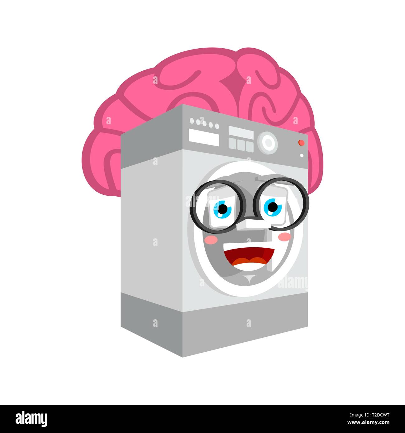 Brain washing machine Stock Vector Images - Alamy