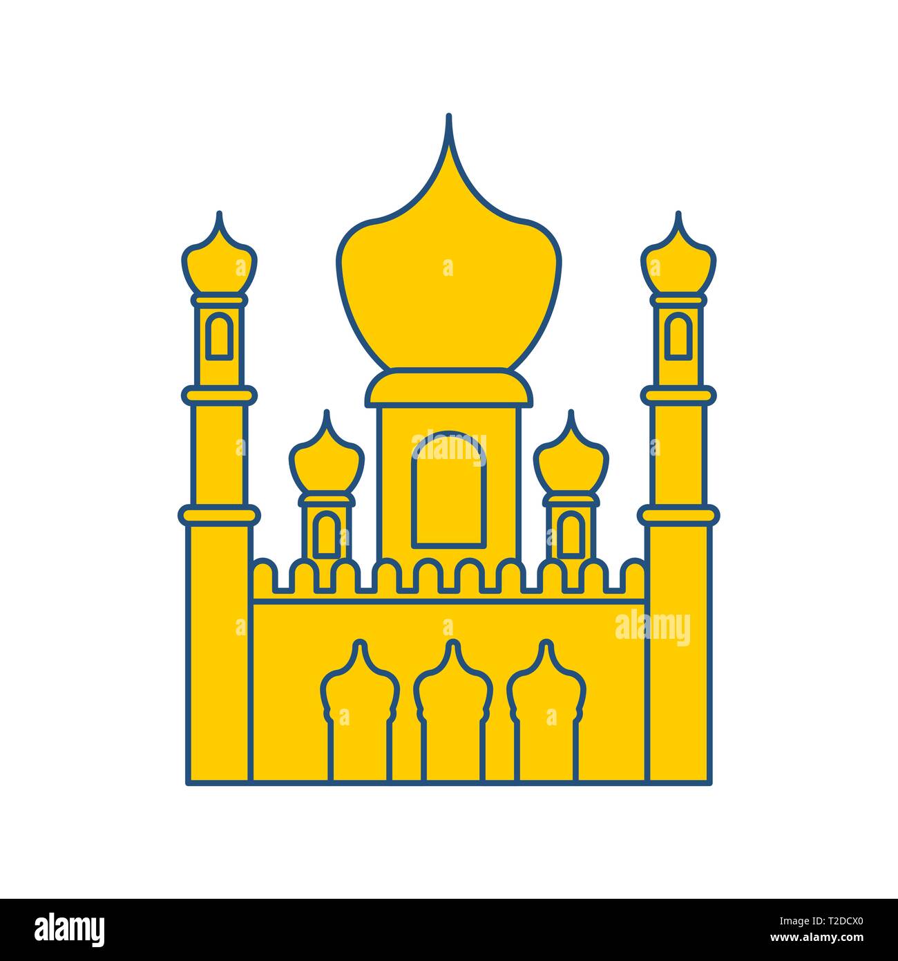 Mosque asia islamic turkey Stock Vector Images - Alamy