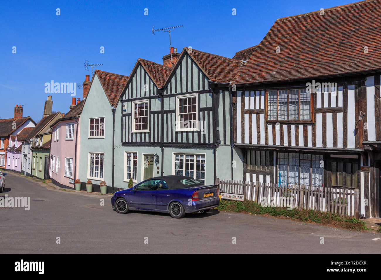Castle Hedingham, Village Centre, essex, England, UK, GB Stock Photo ...