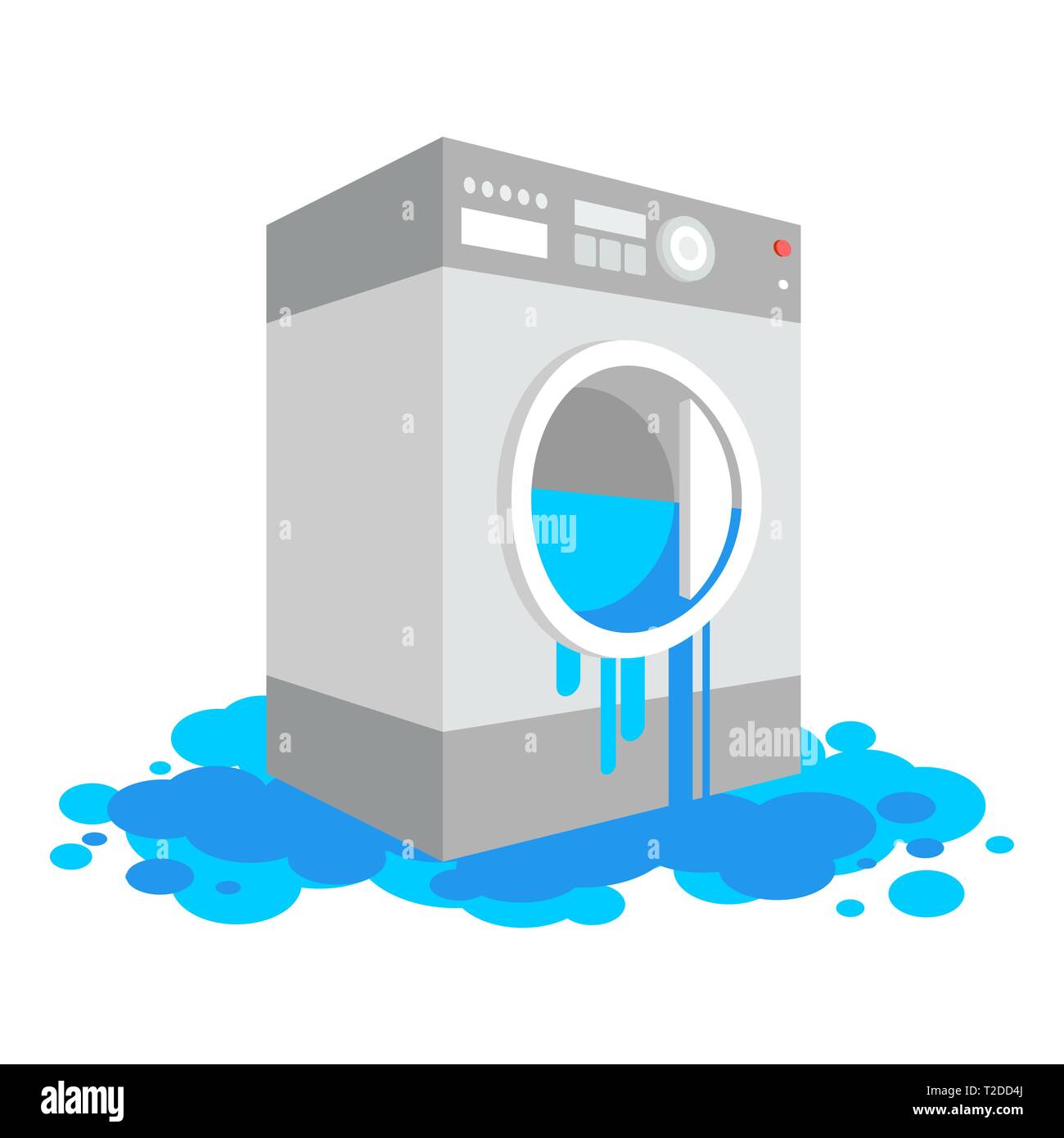 Home broken washing machine Cut Out Stock Images & Pictures - Alamy