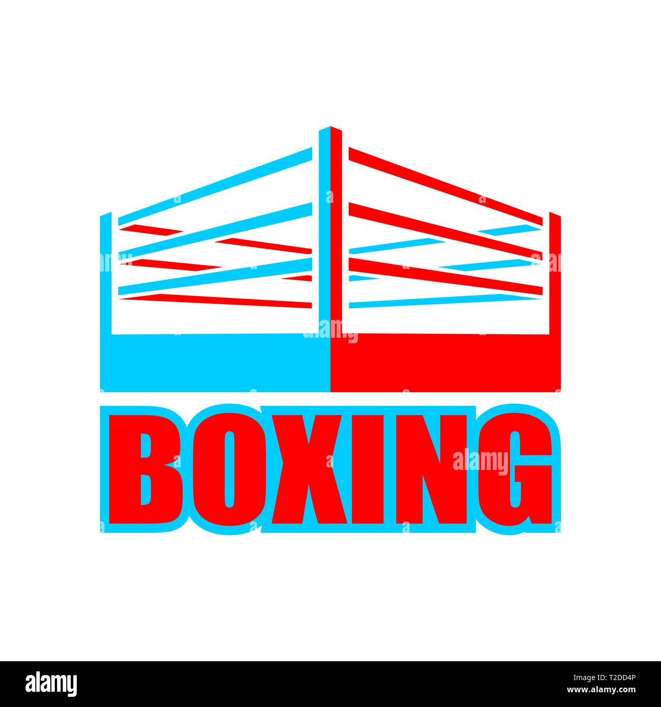 Boxing ring sign symbol. Boxing icon. Vector illustration Stock Vector ...
