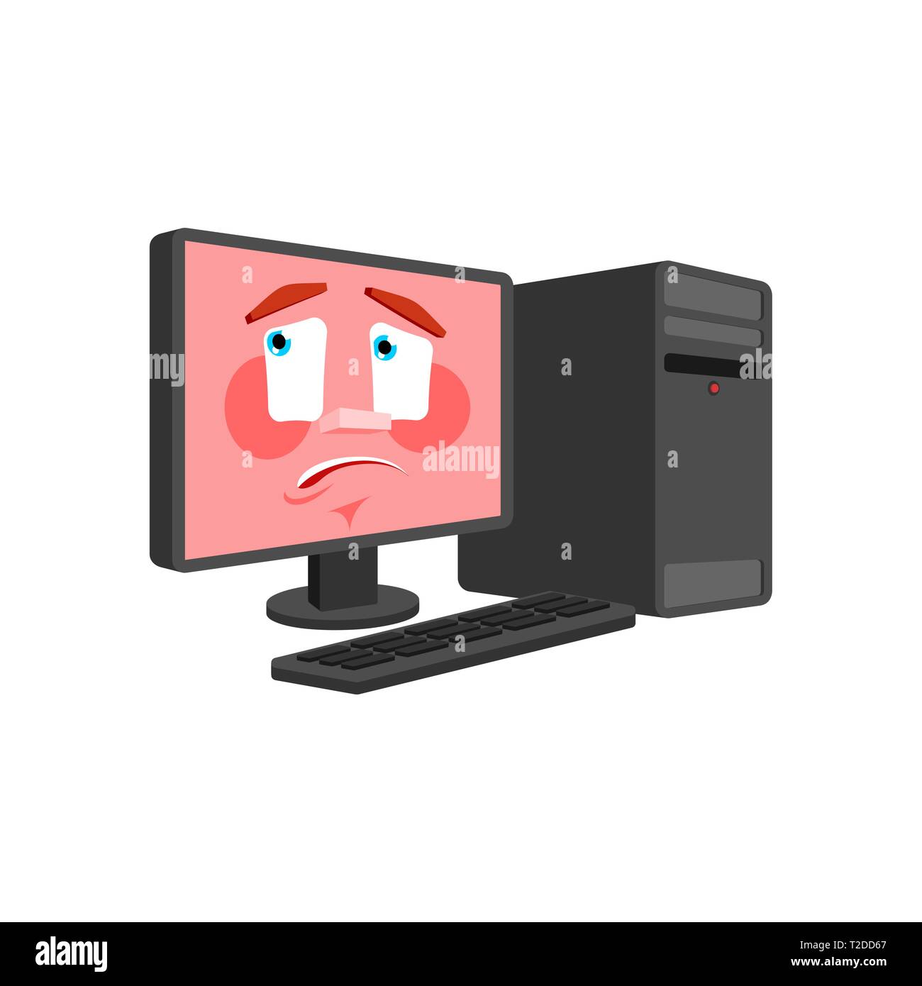 Chat screen emoticon Stock Vector Images - Alamy