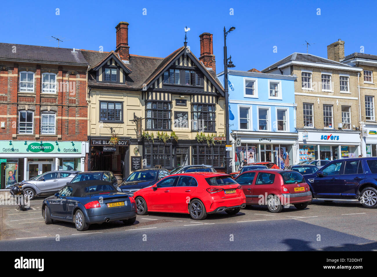 Sudbury Town Centre, Suffolk, England, UK, GB Stock Photo - Alamy