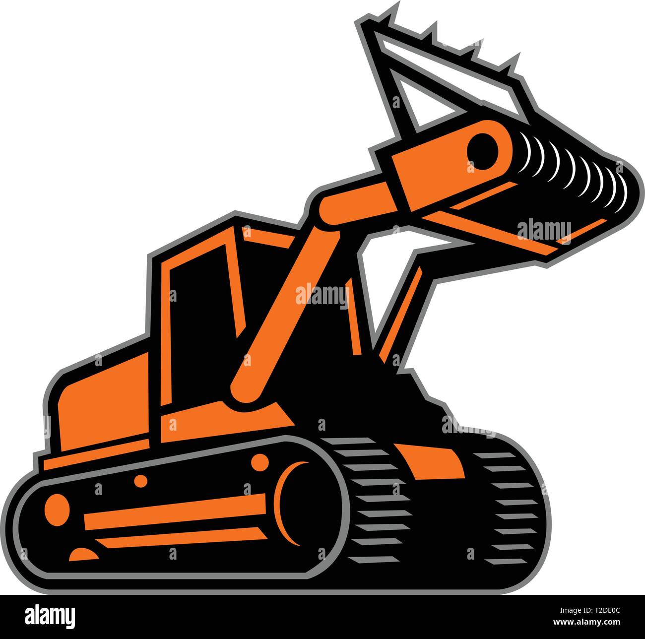 Forestry Mulching Machine Stock Vector Images Alamy