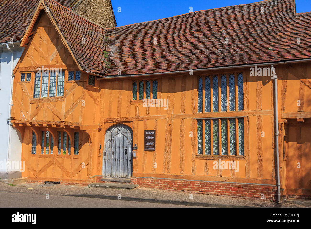 The Little Hall Museum, Lavenham Town Centre, Suffolk, England, UK, GB ...