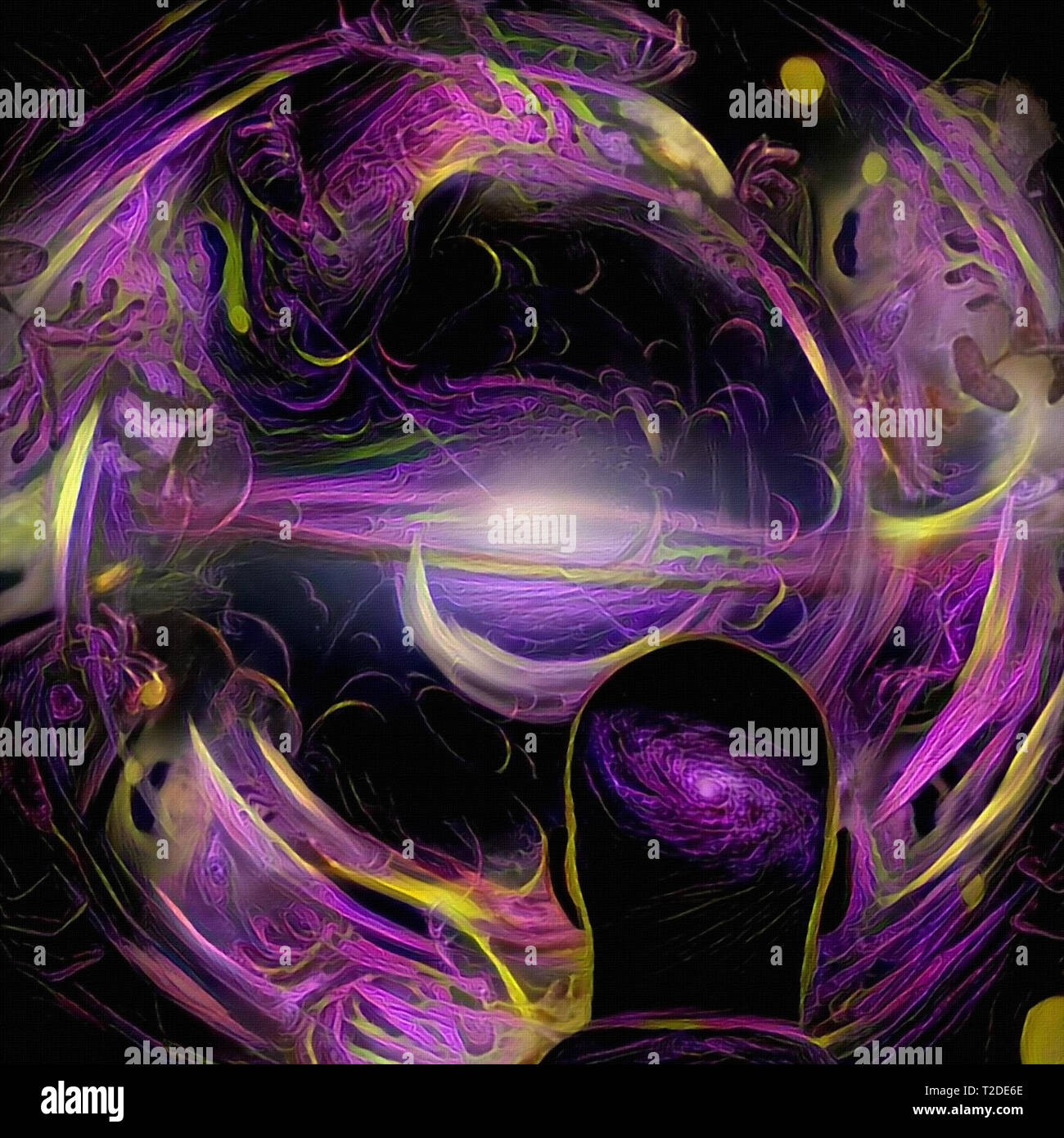 Abstract painting. Purple space Stock Photo - Alamy