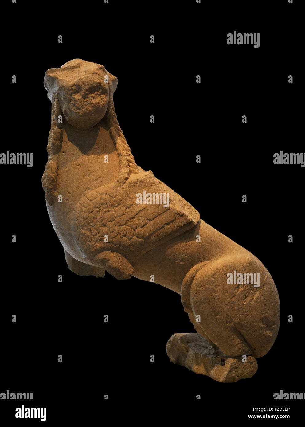 Sphinx of Agost. Iberian Culture. Late 6th century BC. Limestone. From ...