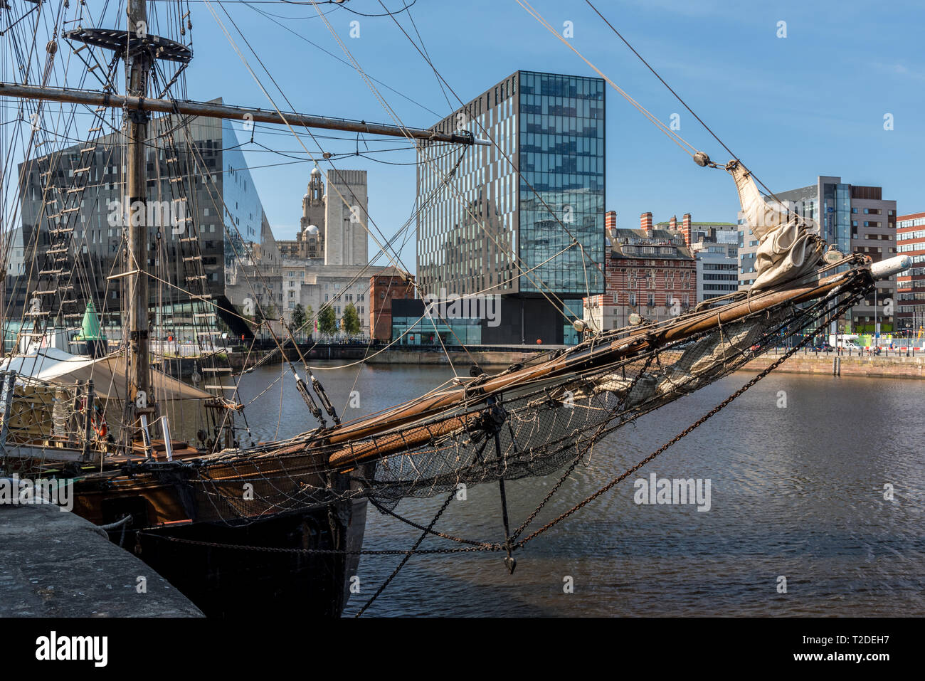 Old Square Rigged Sailing Ship High Resolution Stock Photography and ...