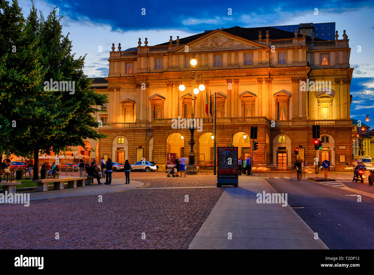 La Scala, official name Teatro alla Scala is an opera house in Milan ...