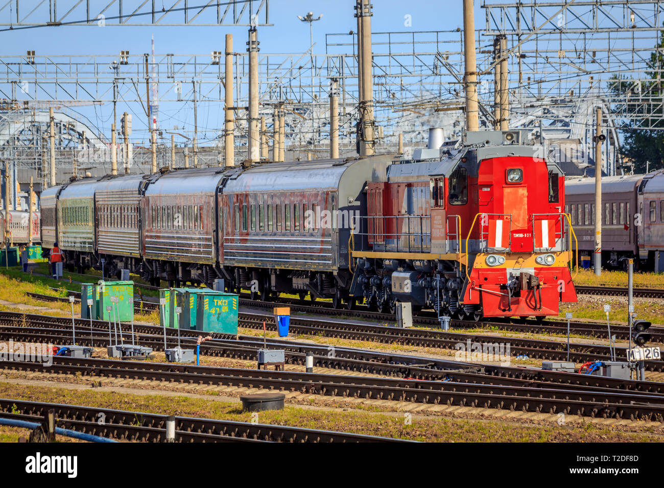 Diesel Electric Locomotive Russia High Resolution Stock Photography and ...