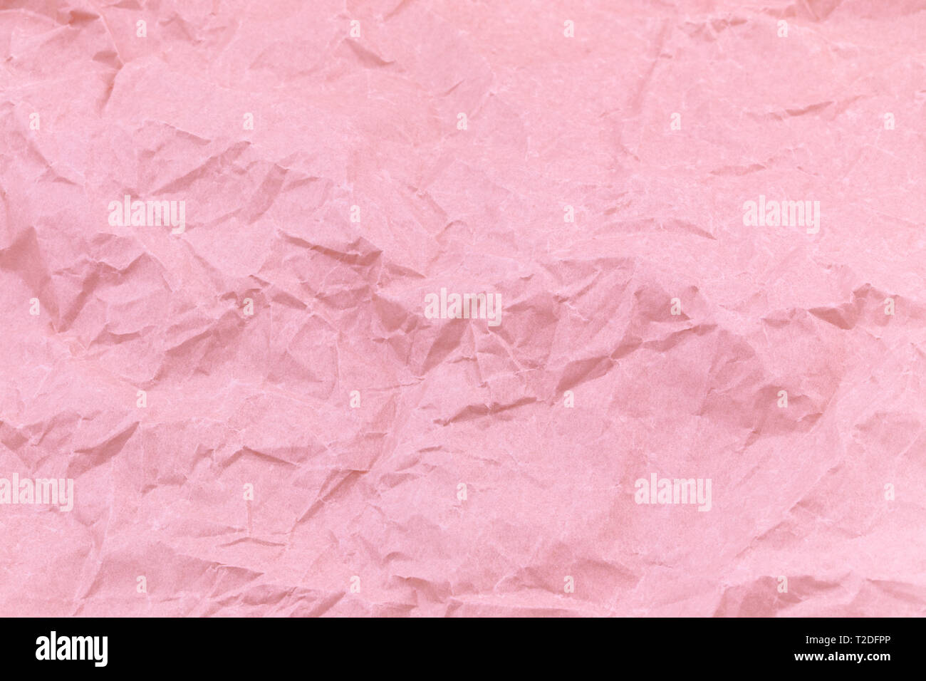 Texture of pink craft crumpled paper background Stock Photo - Alamy