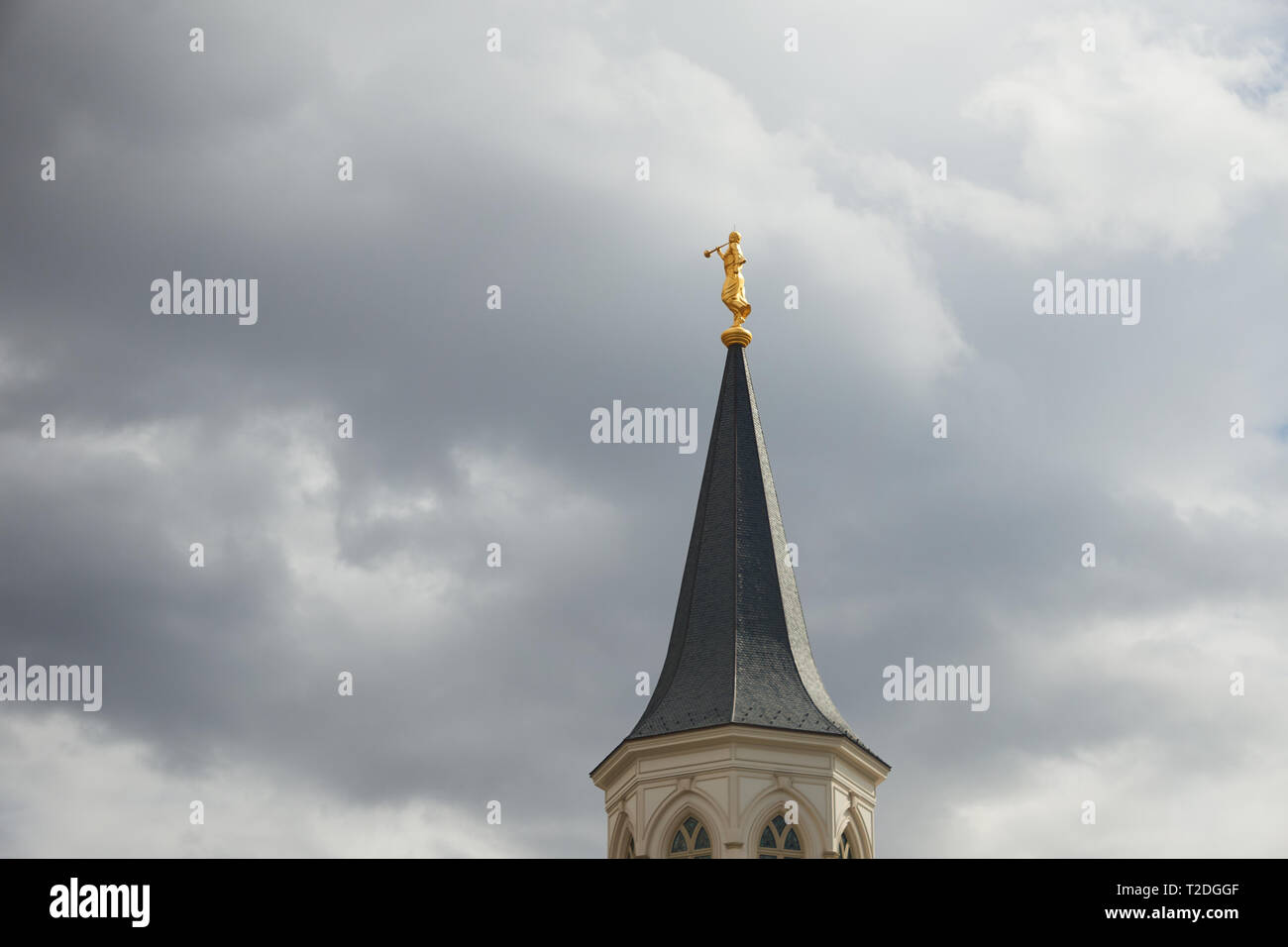 Jesus statue mormon church hi-res stock photography and images - Alamy