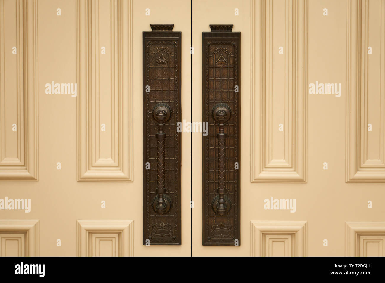 Door handles on the Provo City Center Temple of The Church of Jesus ...