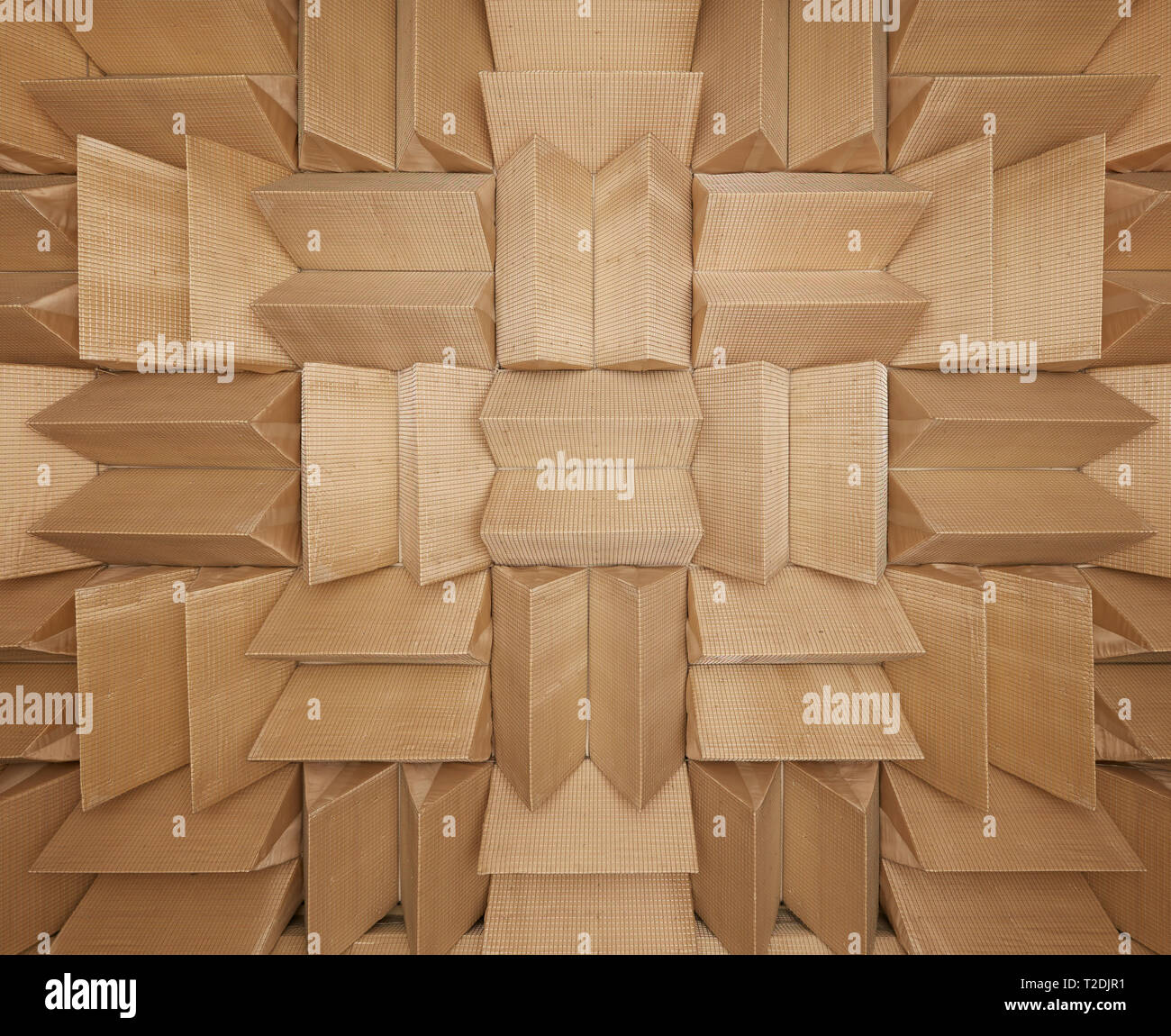 Sound Proof Wall in Anechoic Chamber Stock Photo - Alamy