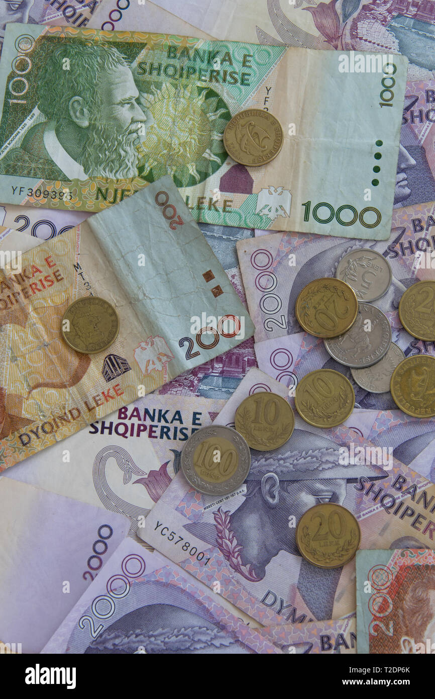 Albanian lek hi-res stock photography and images - Alamy