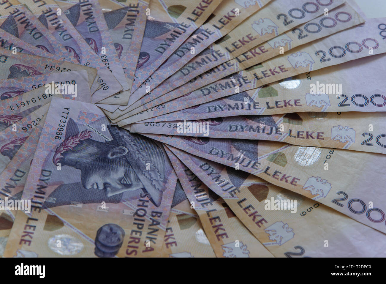 Albanian lek bank note hi-res stock photography and images - Alamy
