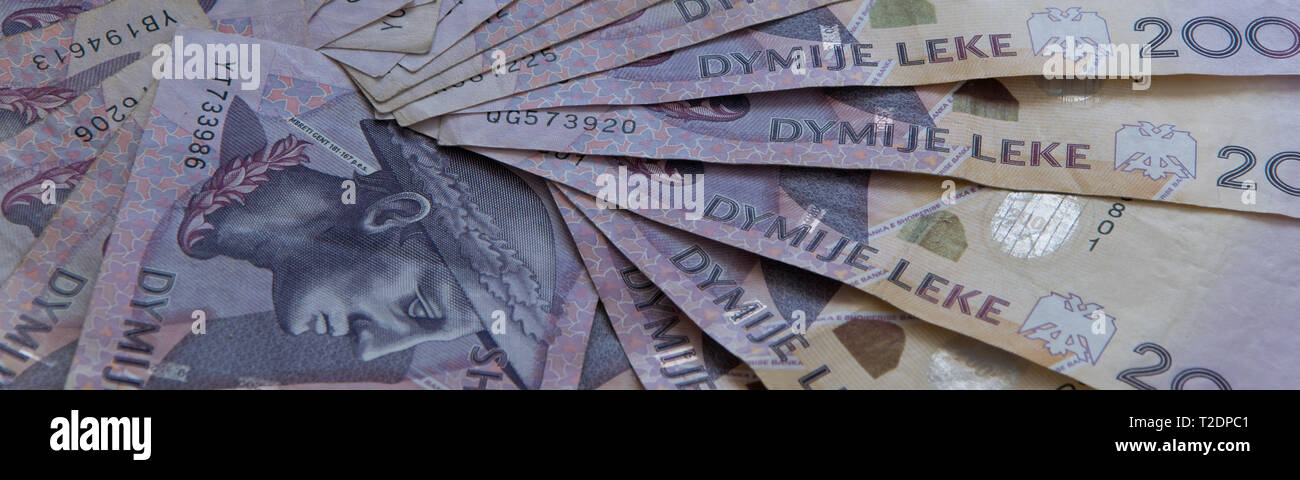 Albanian banknote hi-res stock photography and images - Alamy