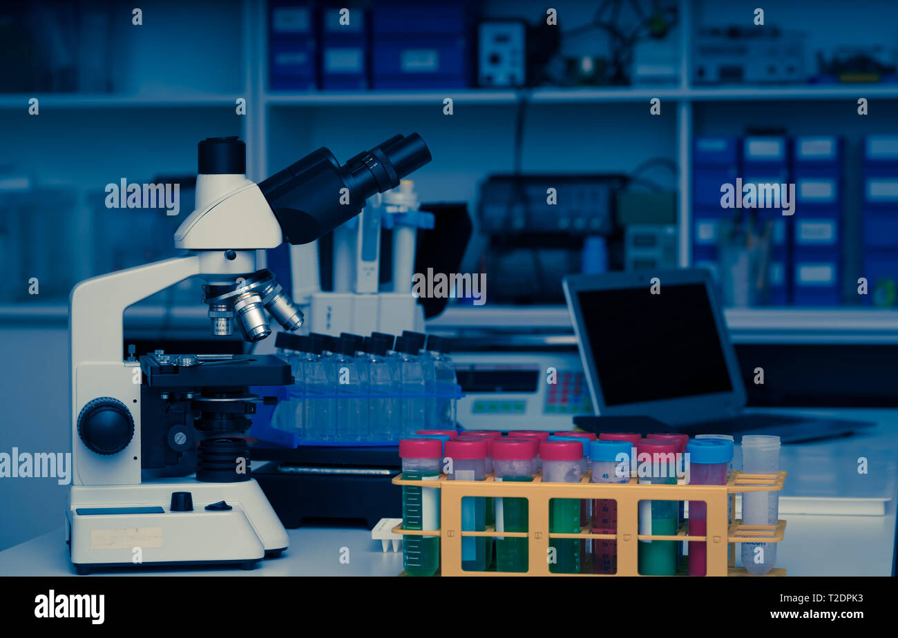 Scientific microscope in the laboratory of forensics Stock Photo - Alamy