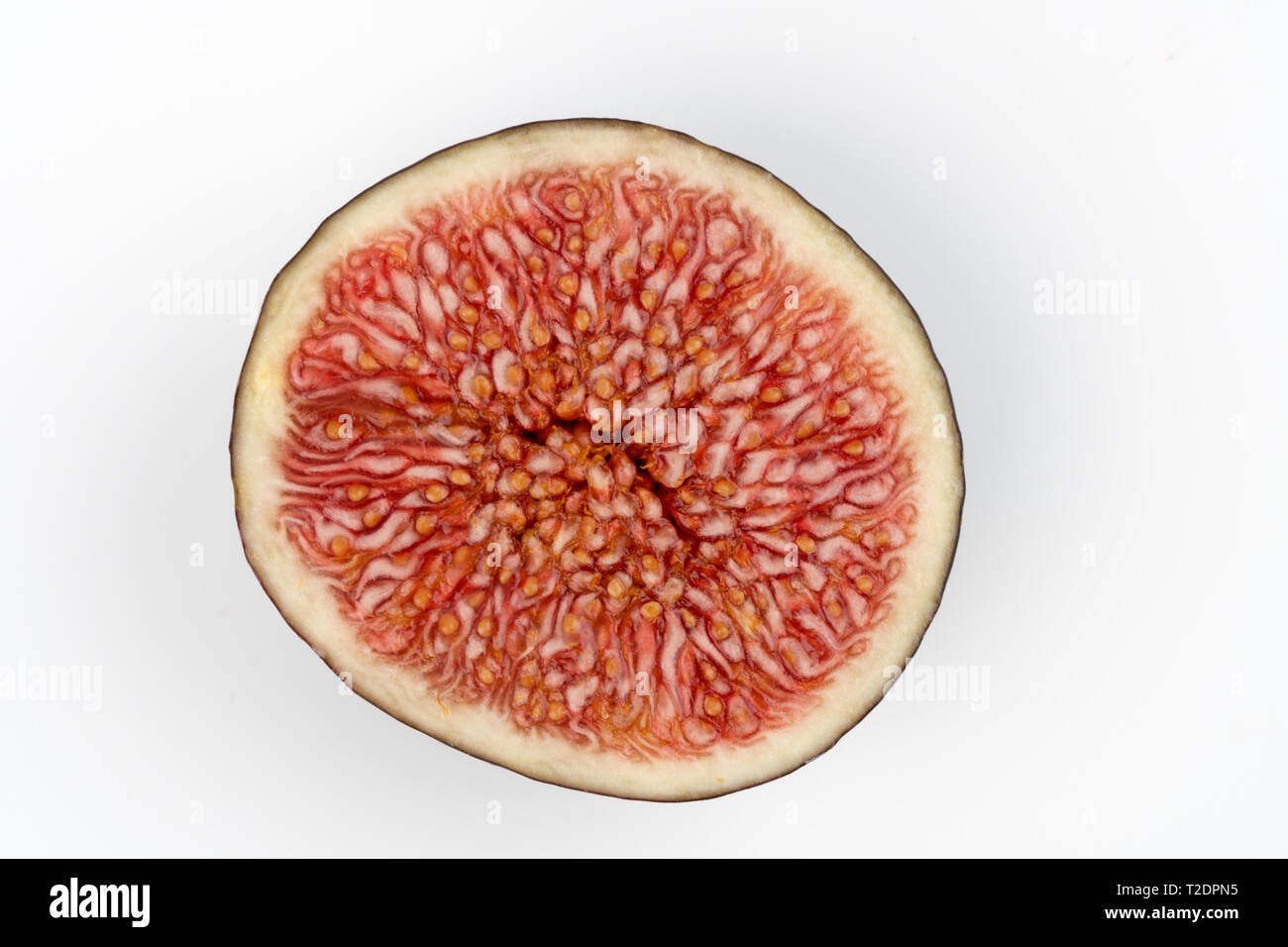 Cuted fig fruit Stock Photo - Alamy