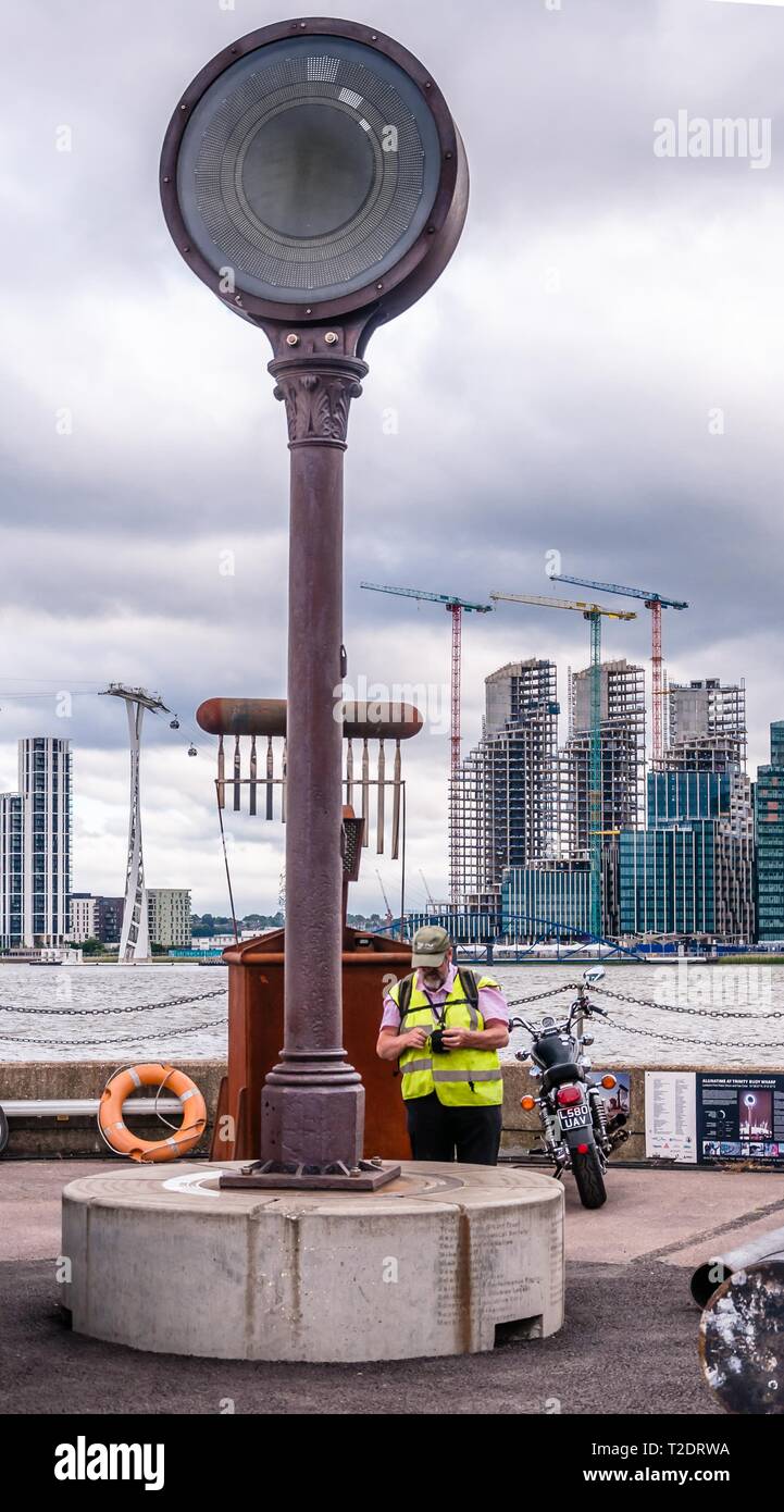 Trinity Buoy Wharf at River Thames and Bow Creek, Leamouth. Home to the ...