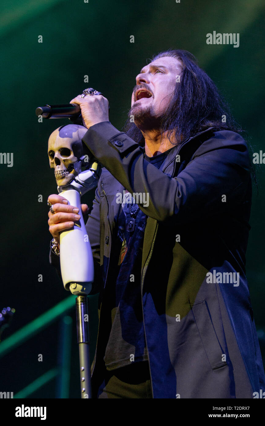 March 31, 2019 - Milwaukee, Wisconsin, U.S - JAMES LABRIE of Dream ...
