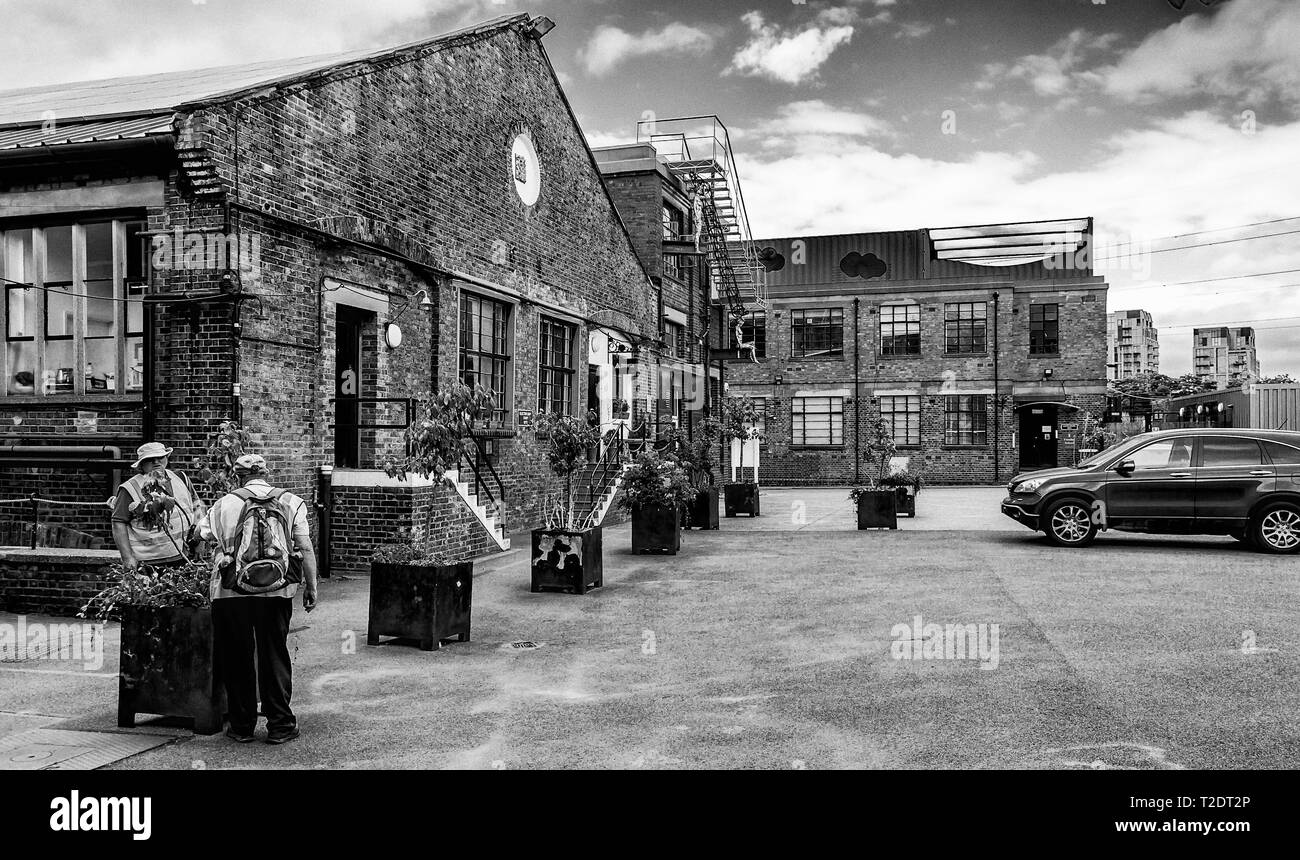 Trinity Buoy Wharf at River Thames and Bow Creek, Leamouth. Home to the ...
