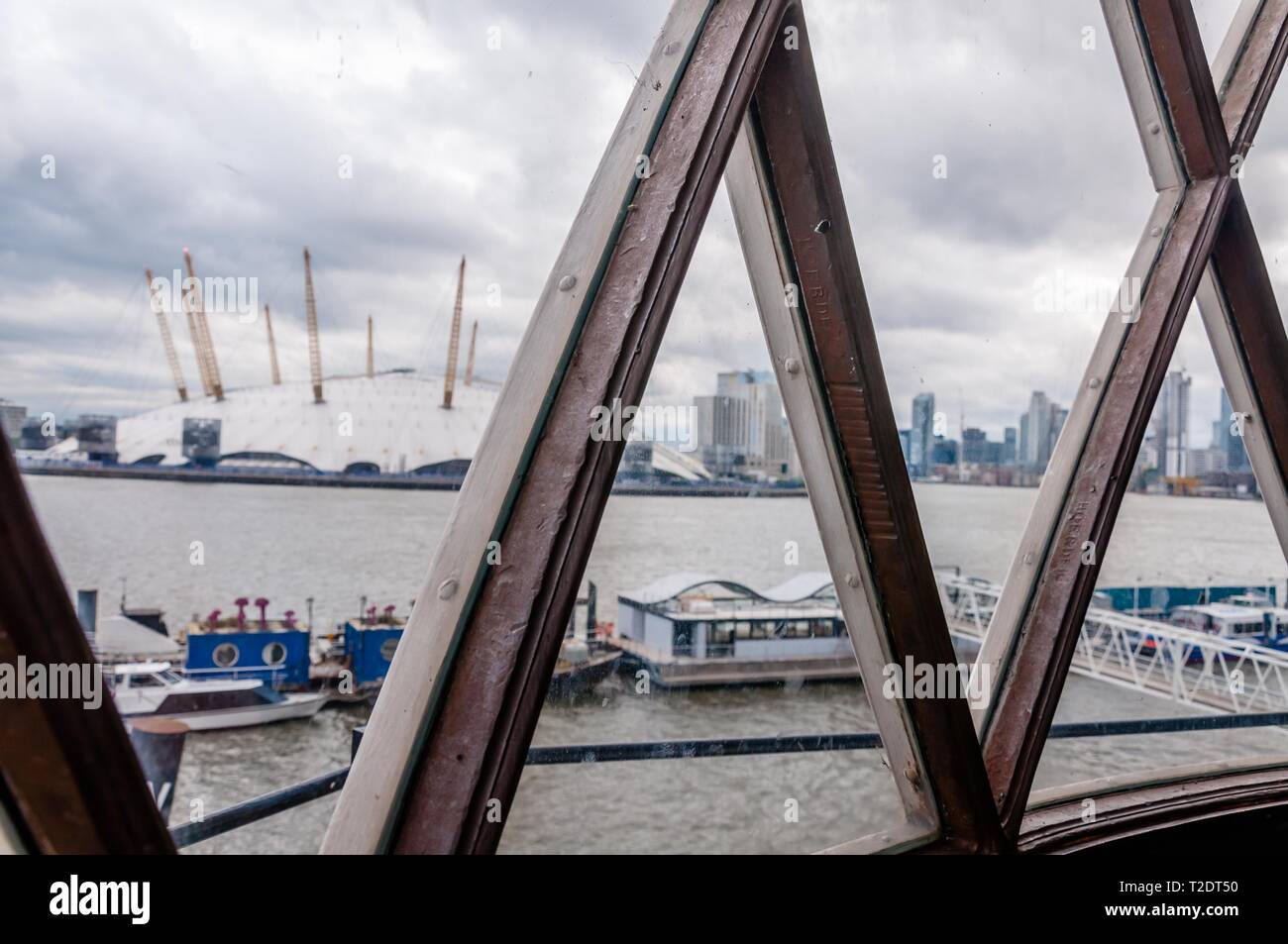 Detail of interior of Bow Creek Lighthouse in Trinity Buoy Wharf ...