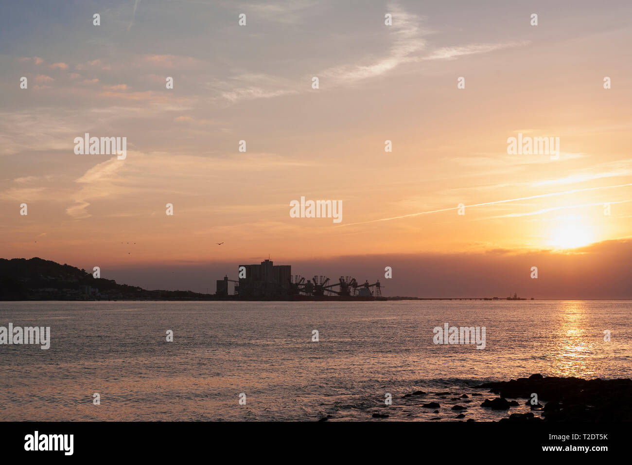 Cereal discharge wharf hi-res stock photography and images - Alamy