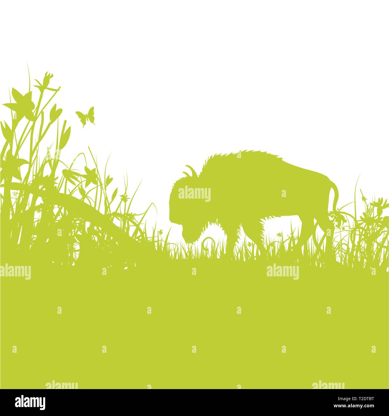 Buffalo conservation Stock Vector Images - Alamy