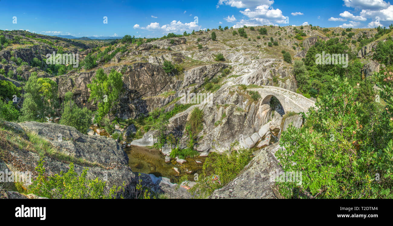 Arched stone bridge – Zovich village, Mariovo, Macedonia Stock Photo ...