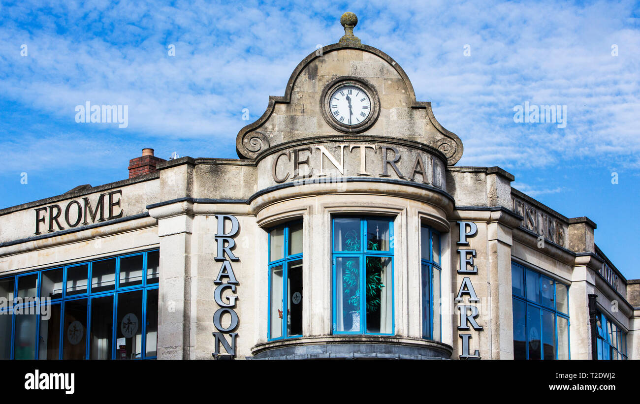 The picturesque Market Town of Frome, in Somerset, England. Frome has ...