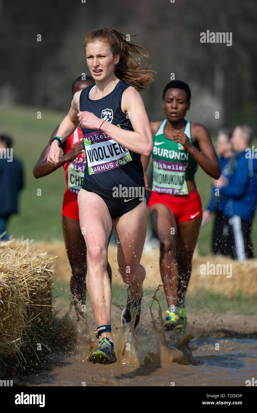 AARHUS, DENMARK - MARCH 30: Pippa Woolven competing in the women’s ...