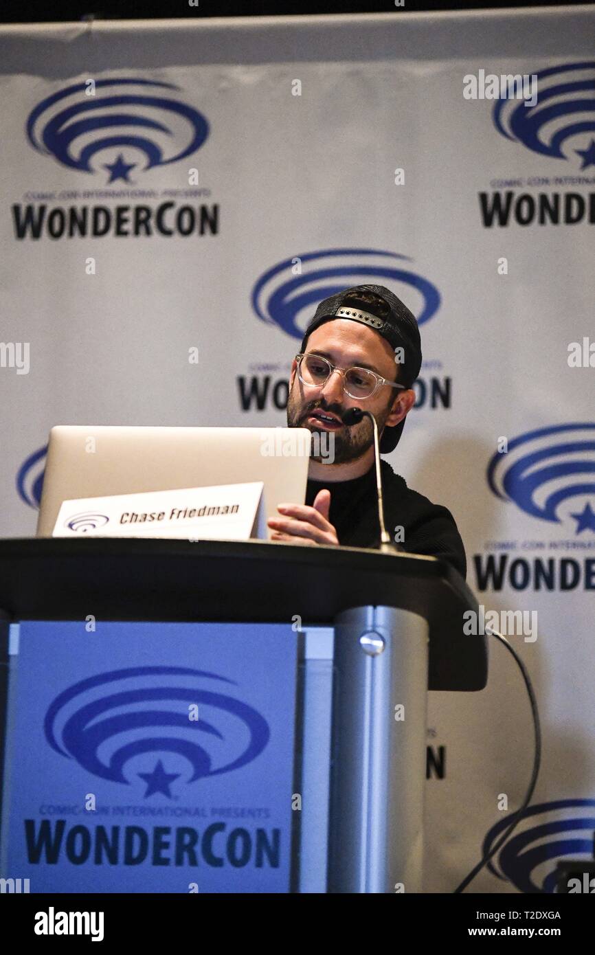 March 9, 2019 - Anaheim, California, U.S - Chase Friedman at Wondercon ...