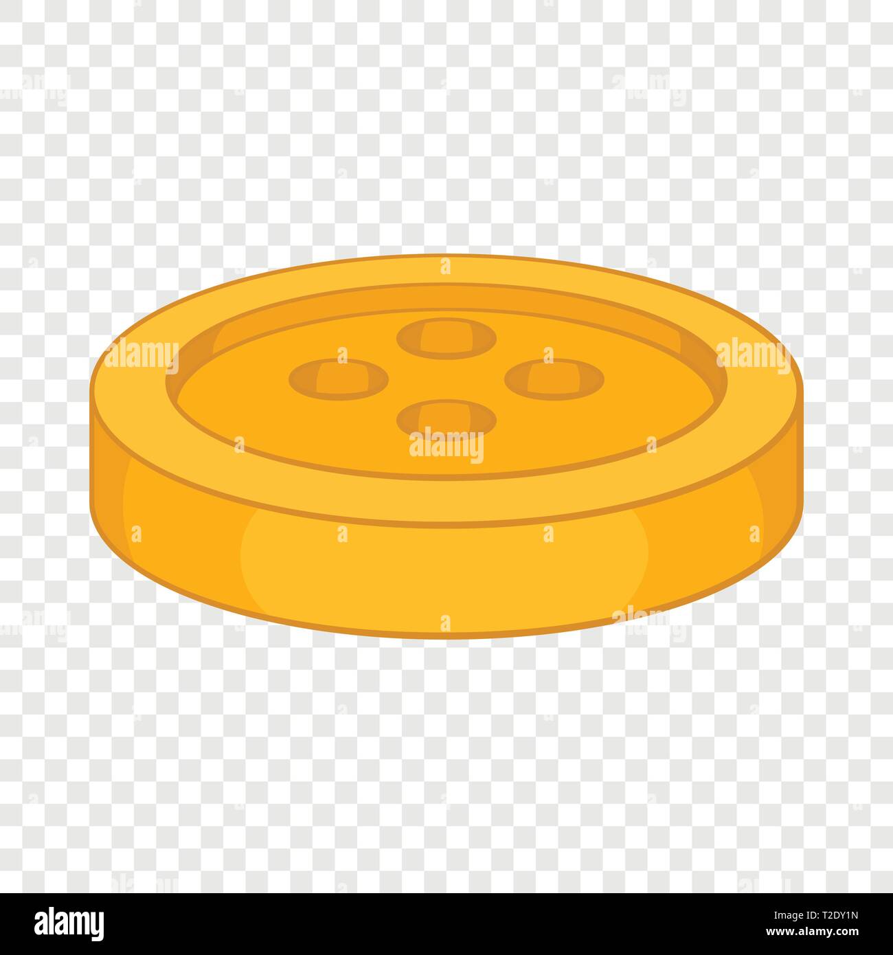 Sewing button icon, cartoon style Stock Vector Image & Art - Alamy