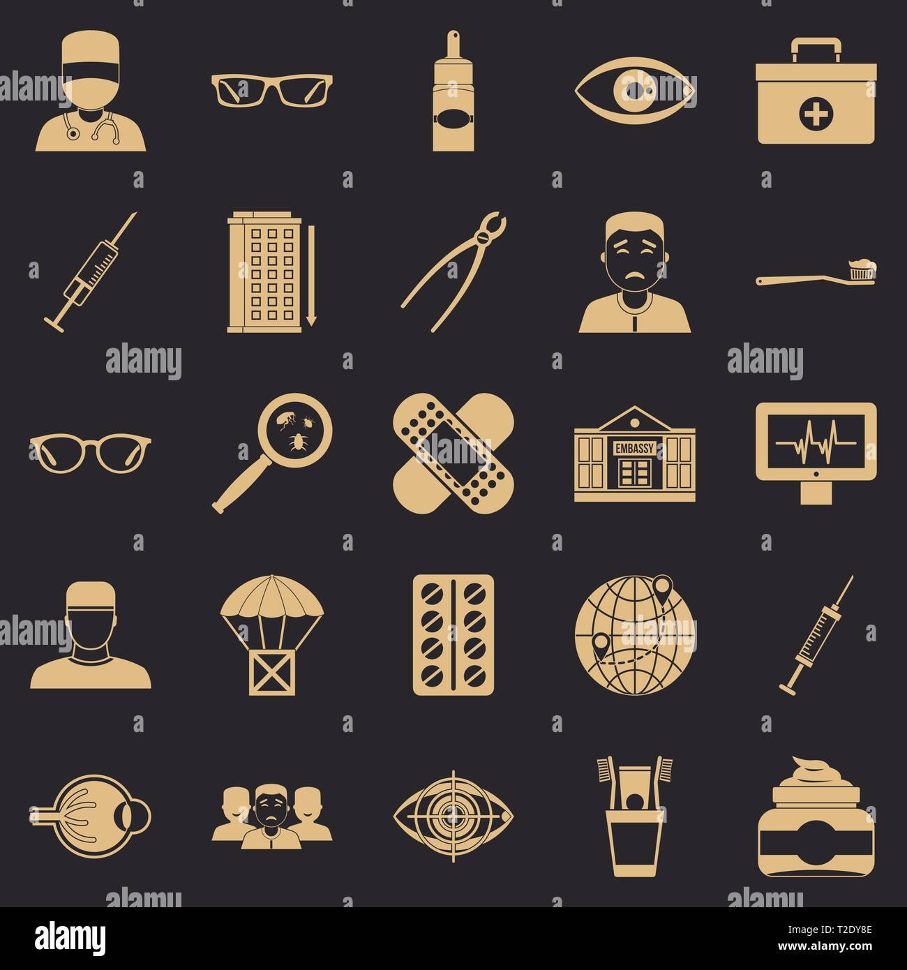 Medical student computer hospital Stock Vector Images - Alamy