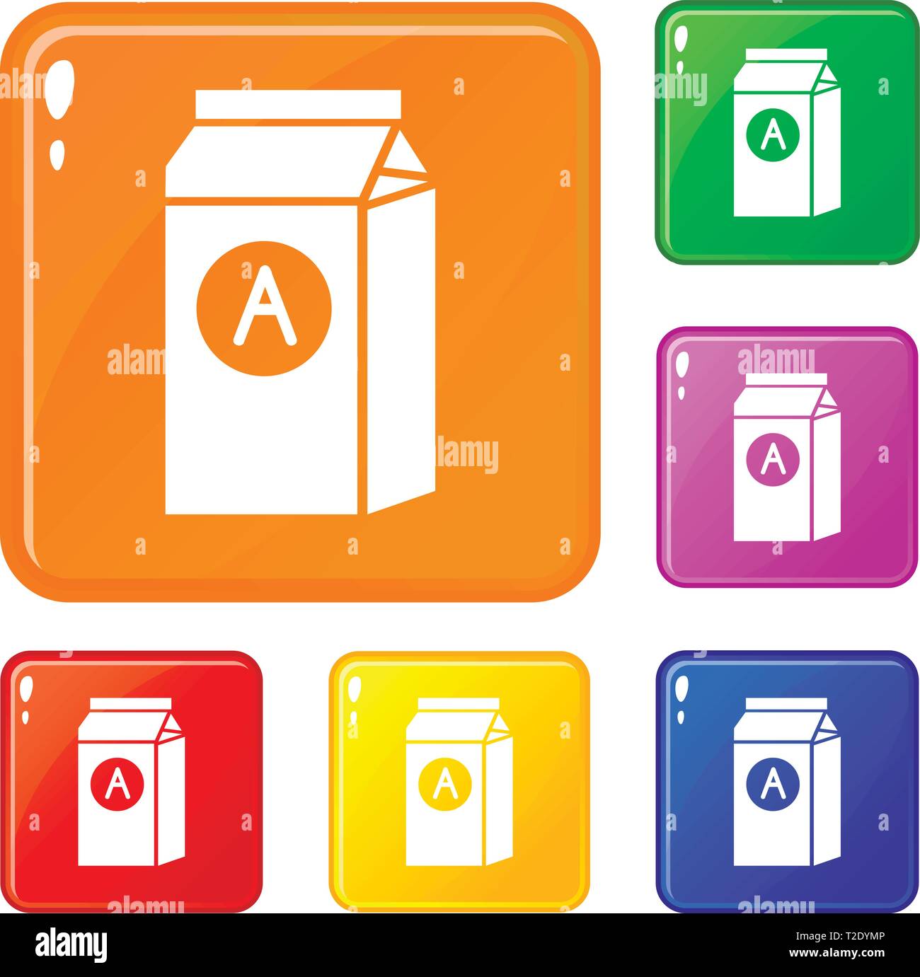 Brand product company icons set vector color Stock Vector Image & Art ...