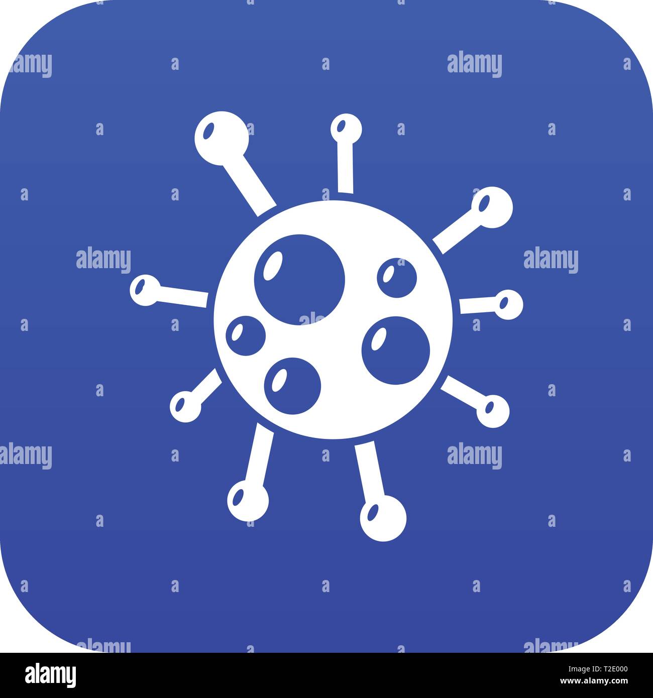 Chlamydia virus icon blue vector Stock Vector Image & Art - Alamy