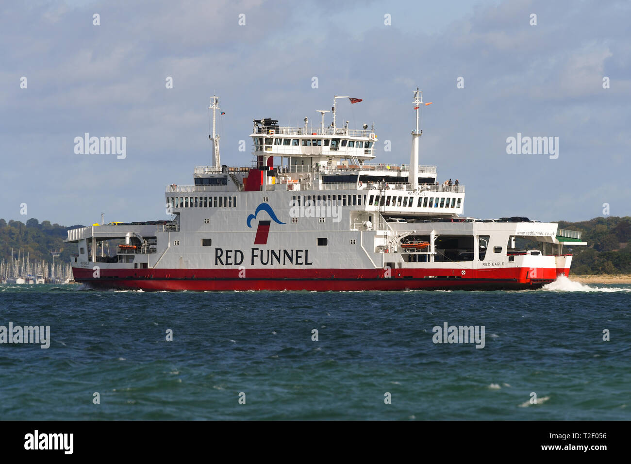 Car ferry red eagle hi-res stock photography and images - Alamy