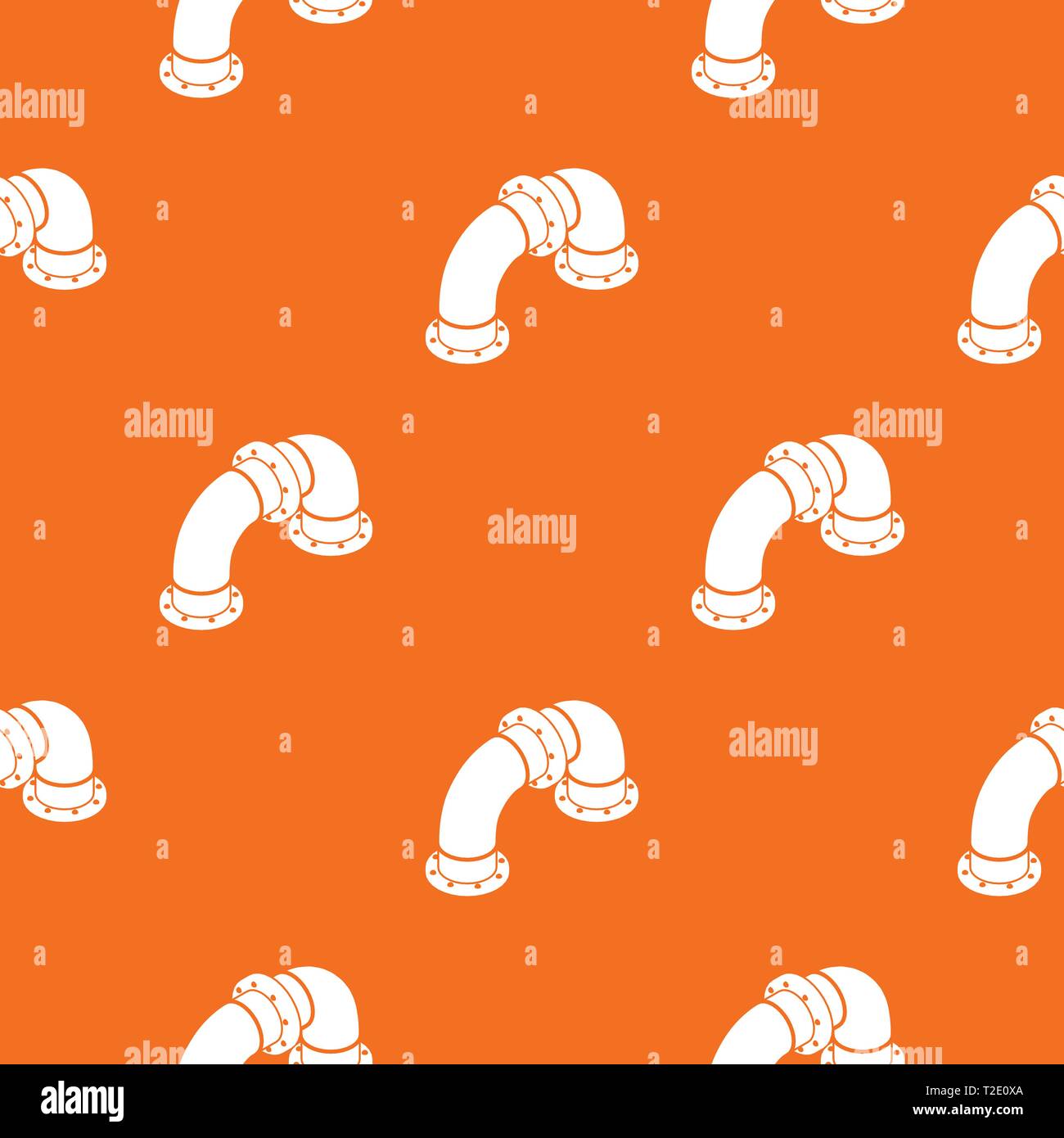Curved pipe pattern vector orange Stock Vector Image & Art - Alamy